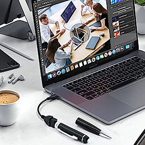 Professional Hd 1080p indoor spy Camera Pen Portable Camera 32g Extra Long Standby Classroom Learning Office Meeting (Extra high Speed 32g Memory Card)