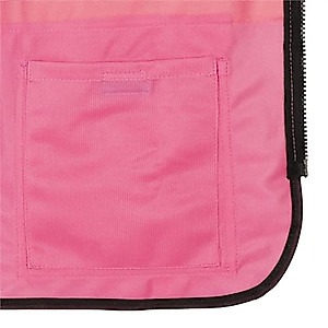 Pioneer Safety Vest for Women with Pockets - Hi-Vis Reflective Tape - for Construction - Pink