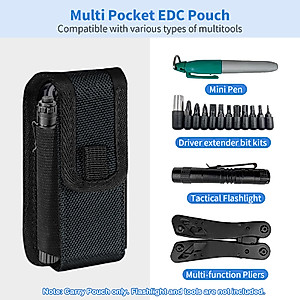 Product Image Kenobee Multitool Sheath EDC Pouch with Waxed Canvas Waist Pack Bag