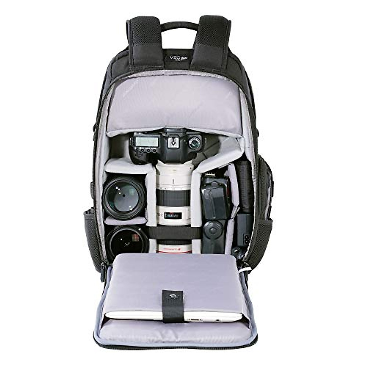 Vanguard VEO Range T45M BK Backpack for DSLR/Mirrorless Camera, Tactical Style – Black