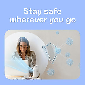 Evapolar Mini Air Purifier for Desk - Rechargable Portable Personal Air Purifier for Car - Cordless Small Air Cleaner for Car Evapure