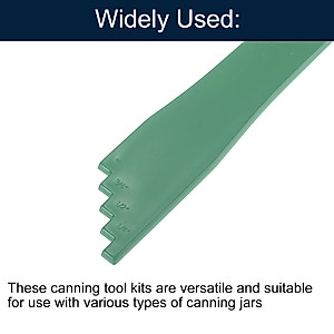 uxcell 2Pcs Bubble Popper Canning Kits, Bubble Measurer Canning Supplies for Canning Food, Red & Green