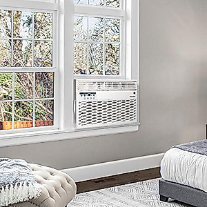 Danby DAC080EB6WDB 8,000 BTU Energy Star Window Air Conditioner, Programmable Timer, LED Display and Remote Control, Ideal for Rooms Up to 350 Square Feet, in White, 8000