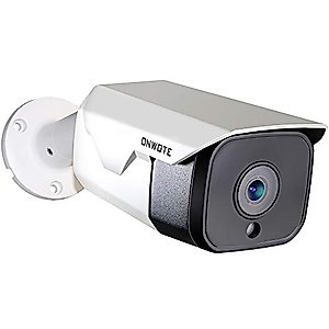 ONWOTE 5MP Super HD PoE IP Security Camera with Audio, Smart AI Human Detection, 2592x 1944 5 Megapixels, Indoor/Outdoor, 100ft IR, IP66, Add on Camera to PoE NVR or Switch