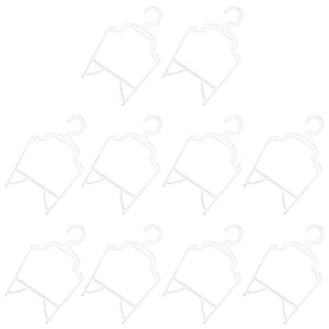 ULTECHNOVO Pet Clothes Hangers Small Dog Clothes Hangers PP Storage Hangers Pet Supplies 10pcs