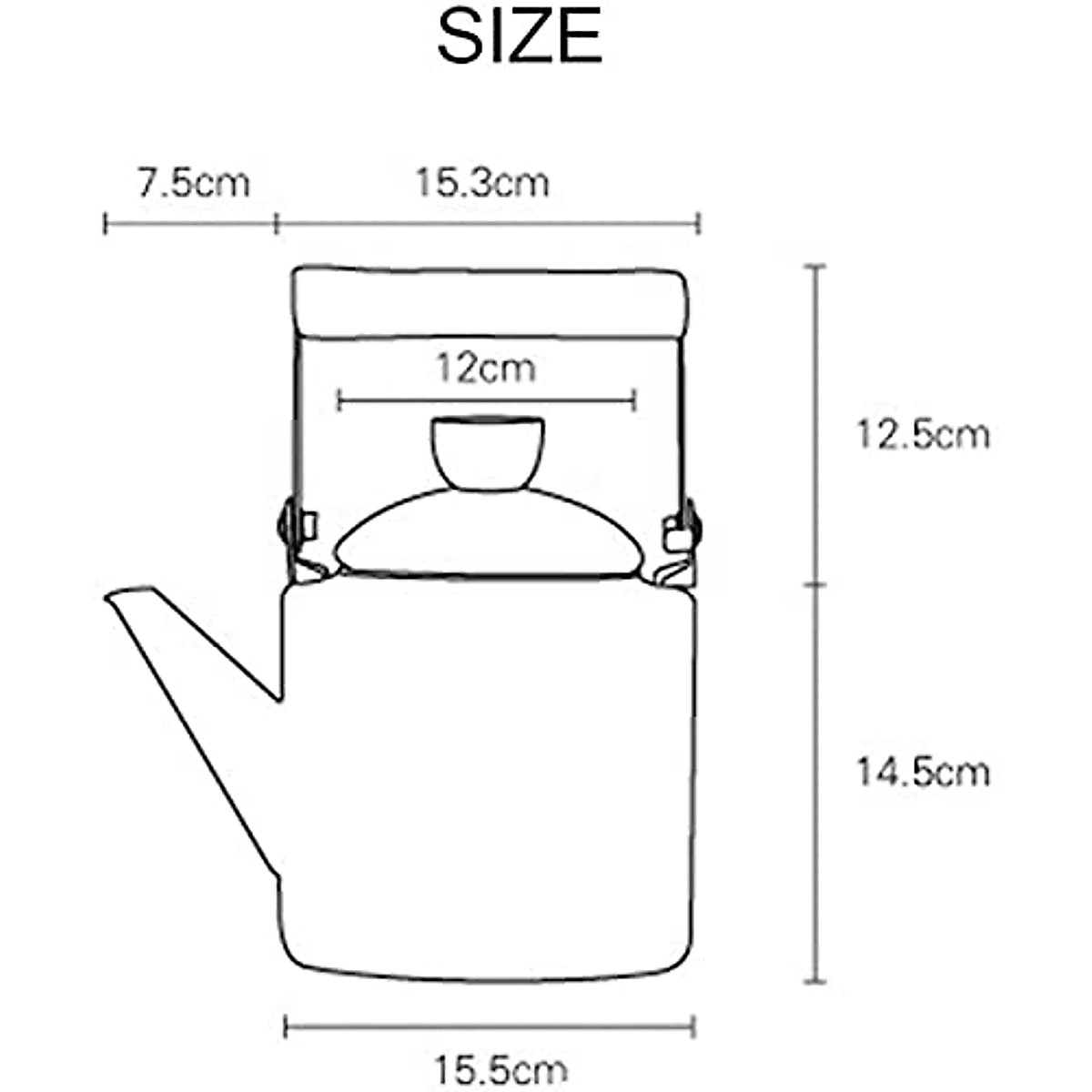 WYOERN Coffee Kettle Stainless Steel, Kettle Stainless Steel, Pour Over Coffee Kettle，Induction Cooker Gas General Teapot, teapot Large teapot for Cosy Tea infusers-Red