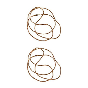 Tulsi Mala Pooja Mala Jaap Mala Wood Chain Kanthi Mala Krishna Devotee Wood Chain Set(Pack of 2)