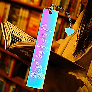 Thank You Giraffe Inspirational Bookmark Gifts for Women Girls Giraffe Lovers Bookworm Sister Daughter Lovers Book Female Friend Sister Gifts Friendship Gifts
