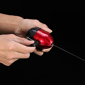 BORDSTRACT Closed Face Fishing Reel, Built in Close Tackle with Fishing Line, Spincast Reel for Fly Fishing, Bait Casting Fishing, Freshwater