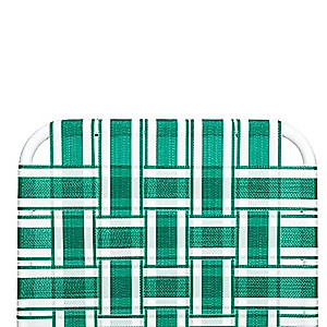 Kcelarec Set of 2 Patio Folding Lawn Chair, Outdoor Beach Chair Portable Camping Chair, Webbed Folding Chair for Yard, Garden,Light Green