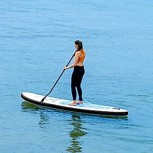 FEATH-R-LITE Inflatable Stand Up Paddle Board 10'x30''x6'' Ultra-Light (16.7lbs) SUP with Paddleboard Accessories