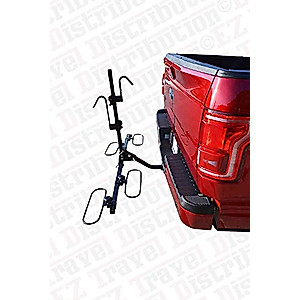 Platform Style Hitch Mounted Adjustable Bike Rack 2 Bicycle Carrier