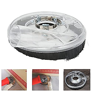 Dust Shroud, Grinder Shroud Angle Grinder Dust Collector Transparent Cover Protector for Grinding