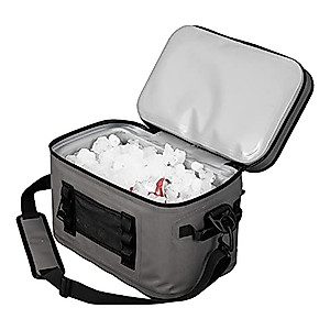 Alpicool SC15 Soft Cooler Bag 15L Portable Insulated Backpack 23 Cans Waterproof Shoulder Cooler Bag for Fishing, Camping,Hiking, Picnic,Outdoor