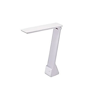 Bostitch Office KT-VLED1810-WHITE Rechargable Battery LED Desk Lamp, 3 Color Temperatures, Flip Open, White
