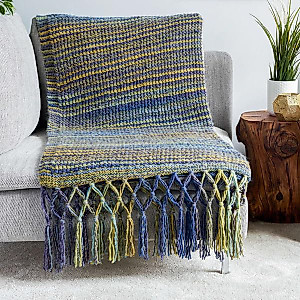 Bernat Symphony Pomegranate Punch Yarn - 2 Pack of 225g/8oz - Wool Blend - 5 Bulky - 309 Yards - Knitting/Crochet