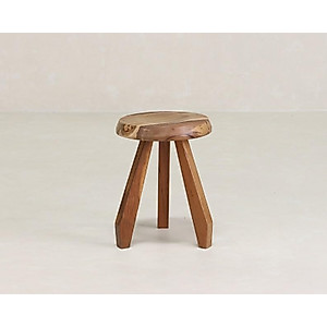 FHCKIG Milking Stool,stool,plant stand (Dark Teak Oil)