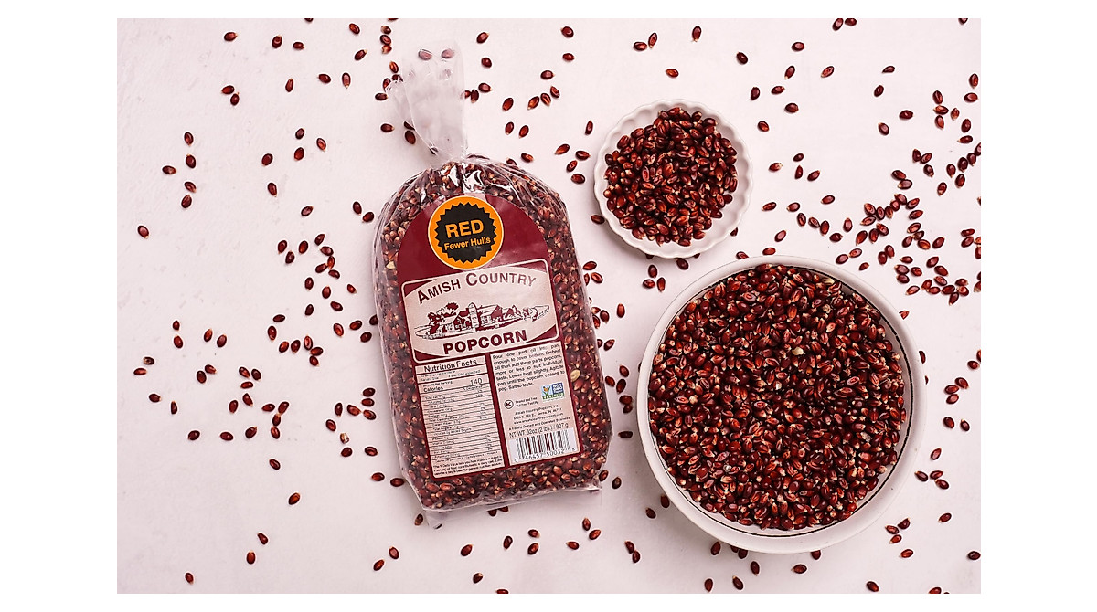 Amish Country Popcorn - 6 lbs Non-GMO Red Kernels
