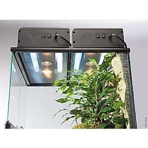 Exo Terra Dual Top UV Light & Basking Spot Canopy for Reptile Terrariums, PT2232