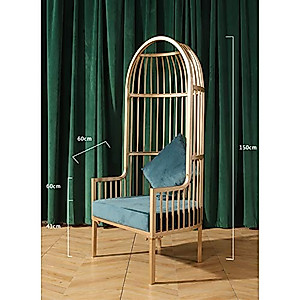 ZXQC Imitation Birdcage Sofa Chair, Single Small Iron Sofa, 18K Gold Nano Baking Lacquer, Suitable for Living Room, Bedroom, Balcony, Etc.