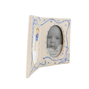 Roman Giftware Inc., Children's Gifts, New Baby, 4" H BOY Frame W/Cross 2.5X3.5,Religious, Inspirational, Durable (1x6x4)