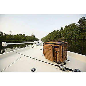 Plano Guide Series 3700 XL Tackle Bag, Beige 1680 Denier Fabric with Waterproof Base, Includes 10 Stowaway Utility Organization Boxes, Large Premium Fishing Storage