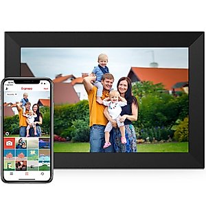 WiFi 10.1'' Digital Picture Frame with 1280x800 Resolution, Touchscreen Digital Photo Frame Share Photos and Videos Remotely via APP - Gift Guide for Christmas