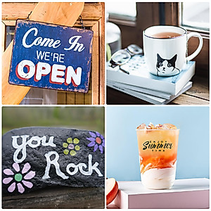 HTVRONT Stencil Vinyl Adhesive Material - 12” x 50 FT Light Blue Adhesive Stencil Vinyl for Cricut & Silhouette Machine，Stencil Vinyl Roll for Crafting Decoration