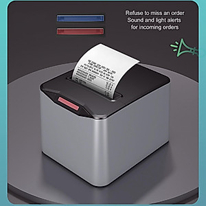 Septpenta Bluetooth Thermal Receipt Printer, 80 mm POS Printer, Supported Drawer Thermal Label Printer with Auto Cutting for Logistic Milk Tea Shop POS System