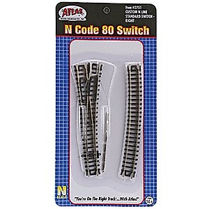 Atlas ATL2751 N Code 80 Custom Right-Hand Turnout