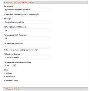 Water and Temperature Alert with Text Message and Email Notifications, Dual sensors