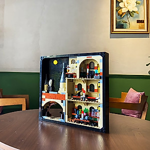 Castle House Building Kit Compatible with Lego Set for Kids 8-14 Years Up,for Adutls Gift,Minifigure Display Case for Collectibles 521 pcs