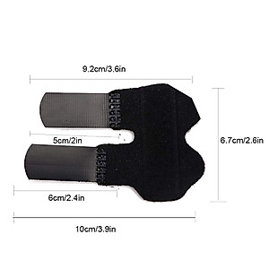 Finger Corrective Sleeve, Finger Splint Brace Corrective Sleeve Fixing Belt Straighten Broken Bent for Arthritis Pain, Sport Injuries, Basketball, Baseball, Bowling(Blue)