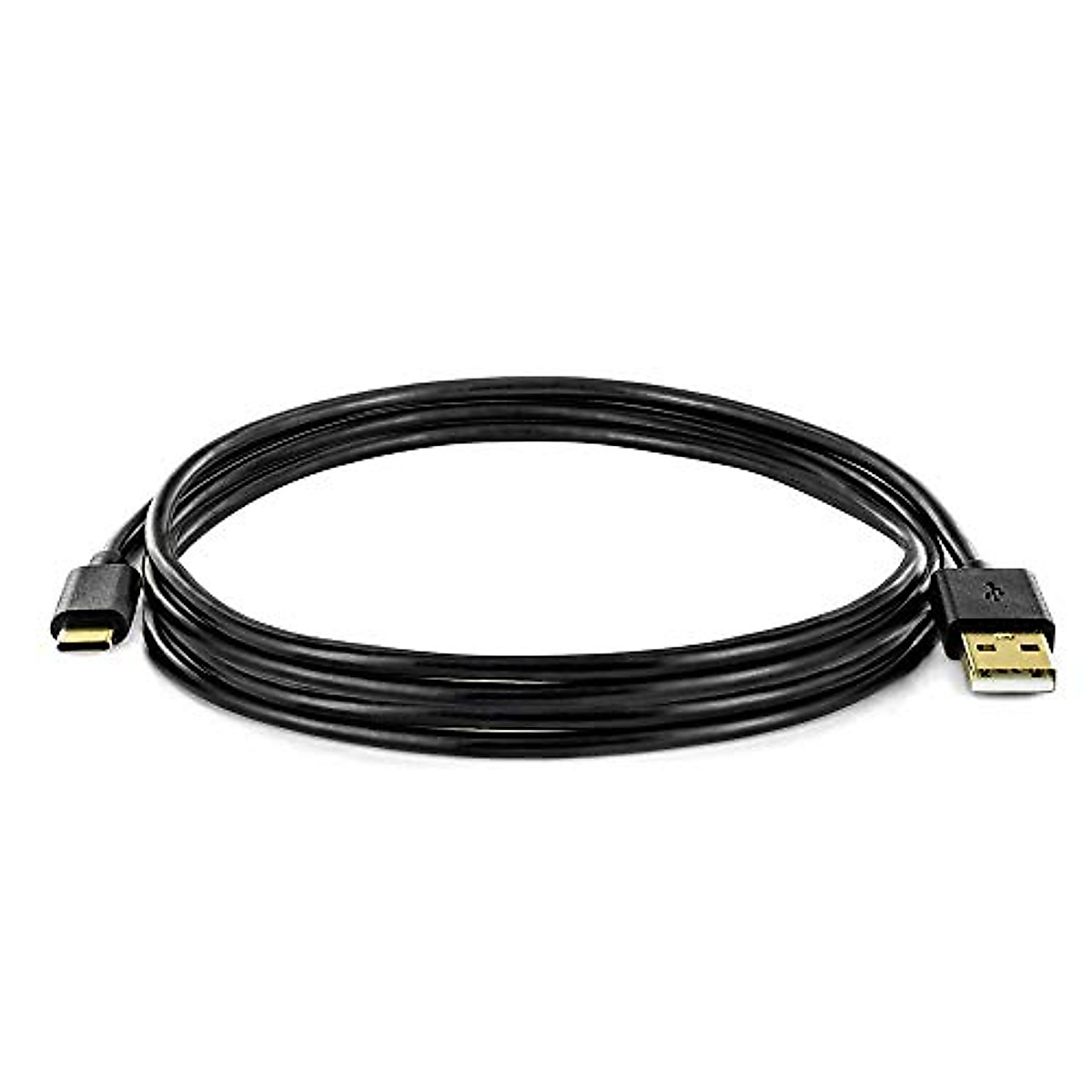 Cmple USB Type-C to USB-A 2.0 Male Charger Type C Fast Charging Cable USB Type-C to USB-A 2.0 Male Charger Type C Fast Charging Cable - 6 Feet Black