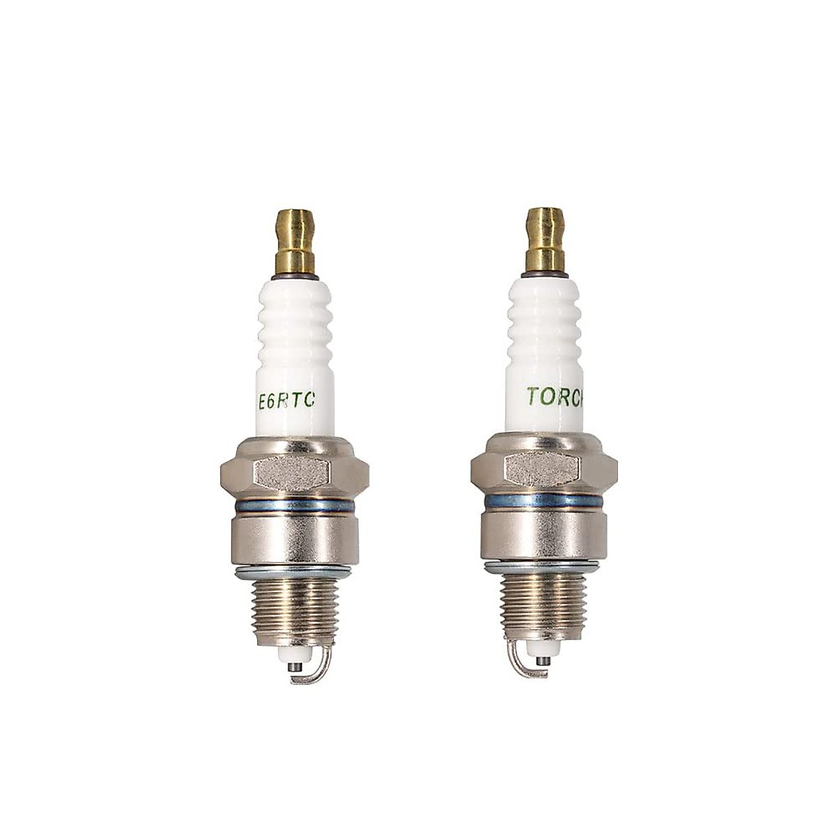 TORCH E6RTC Spark Plug Replace for NGK BPR6HS Spark Plug, for BOSCH WR7BC Spark Plug, for CHAMPION RL82YC Spark Plug, for DENSO IWF20 W20FPR-U Spark Plug, for TORO 418 119-1961 spark plug, OEM, ea