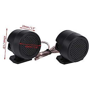 Outdoor Car Speakers 12V 500W Car Round Super Power Loud Audio Speaker Tweeter Loudspeaker Car Audio Surface Mounted for Car Truck Boat 2PCS