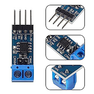 ALMOCN 3pcs SN65HVD230 CAN Board Connecting MCUs to CAN Network Features ESD Protection Communication Evaluation Development Board 3.3V for Arduino