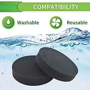 5 Pack Premotor Filter for Bissell Powerforce Helix Bagless Vacuum 2191, 2190, 2254, 2256, 1700,Foam Filters Replace Parts #1608225