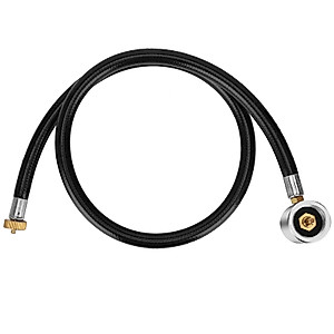 WADEO Dual Fuel Camping Stove Replacement Hose, 3FT CGA600 & M16*1 Propane Regulator Hose for Portable Propane & Butane Camping Gas Stove