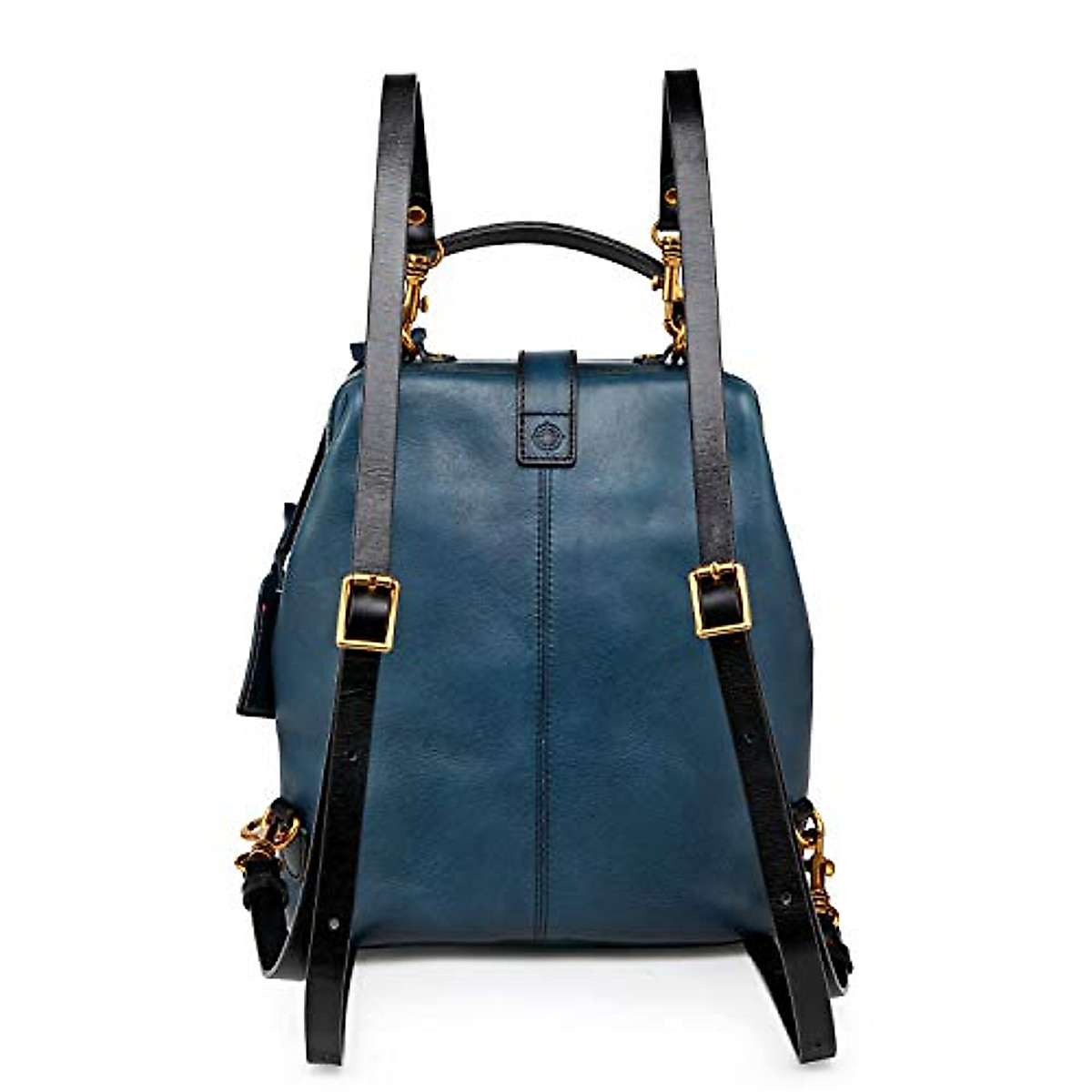 OLD TREND Genuine Leather Pamela Backpack (Navy)