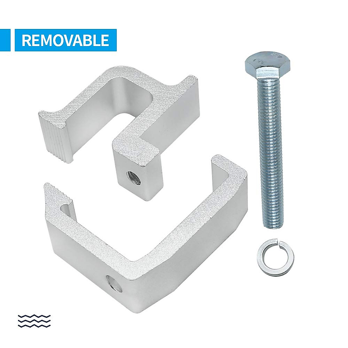 Mounting Clamps Truck Caps Topper Camper Shell Mounting Clamps Powder-Coated Replacement for Chevy Silverado Sierra 1500 2500 3500 Replacement for Toyota Tundra (4 pcs)