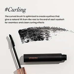 heimish Dailism Smudge Stop Mascara - 0.32oz/9g (Curling) | Non-Smudging, Curling Mascara | Washable, Non-Clumping, Waterproof Mascara for Eye Makeup | Kbeauty