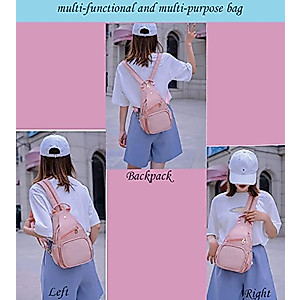 EVANCARY Small Sling Bag for Women - Sling Backpack Women, Multi-Functional Crossbody Sling Bags for Travel Sports Running Black