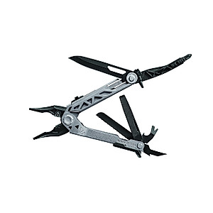 Gerber Gear Center-Drive Multitool Bit Set with Pliers, Knife & More - Silver Tool, Black Berry-Compliant Sheath