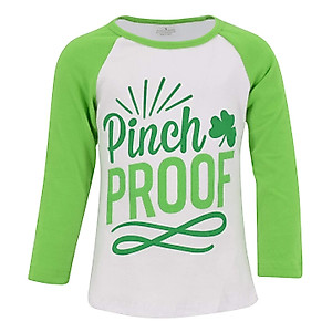 Unique Baby Girls St Patrick's Day Pinch Proof Legging Set (7/XXL, Green)