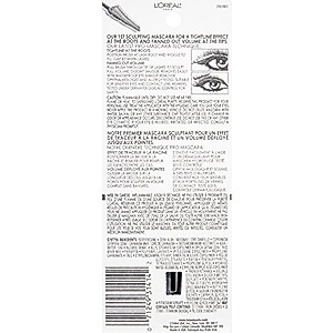 L'Oréal Paris Voluminous Butterfly Sculpt Waterproof Mascara, Blackest Black, 0.25 oz.