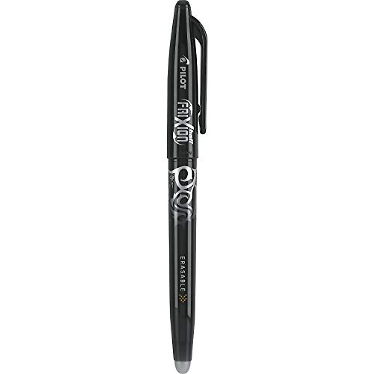 Pilot, FriXion Ball Erasable & Refillable Gel Ink Pens, Fine Point 0.7 mm, Pack of 6, Black