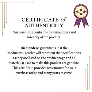 Diamondere Natural and Certified Diamond Cross Necklace in 10k White Gold | 0.20 Carat Pendant with Chain