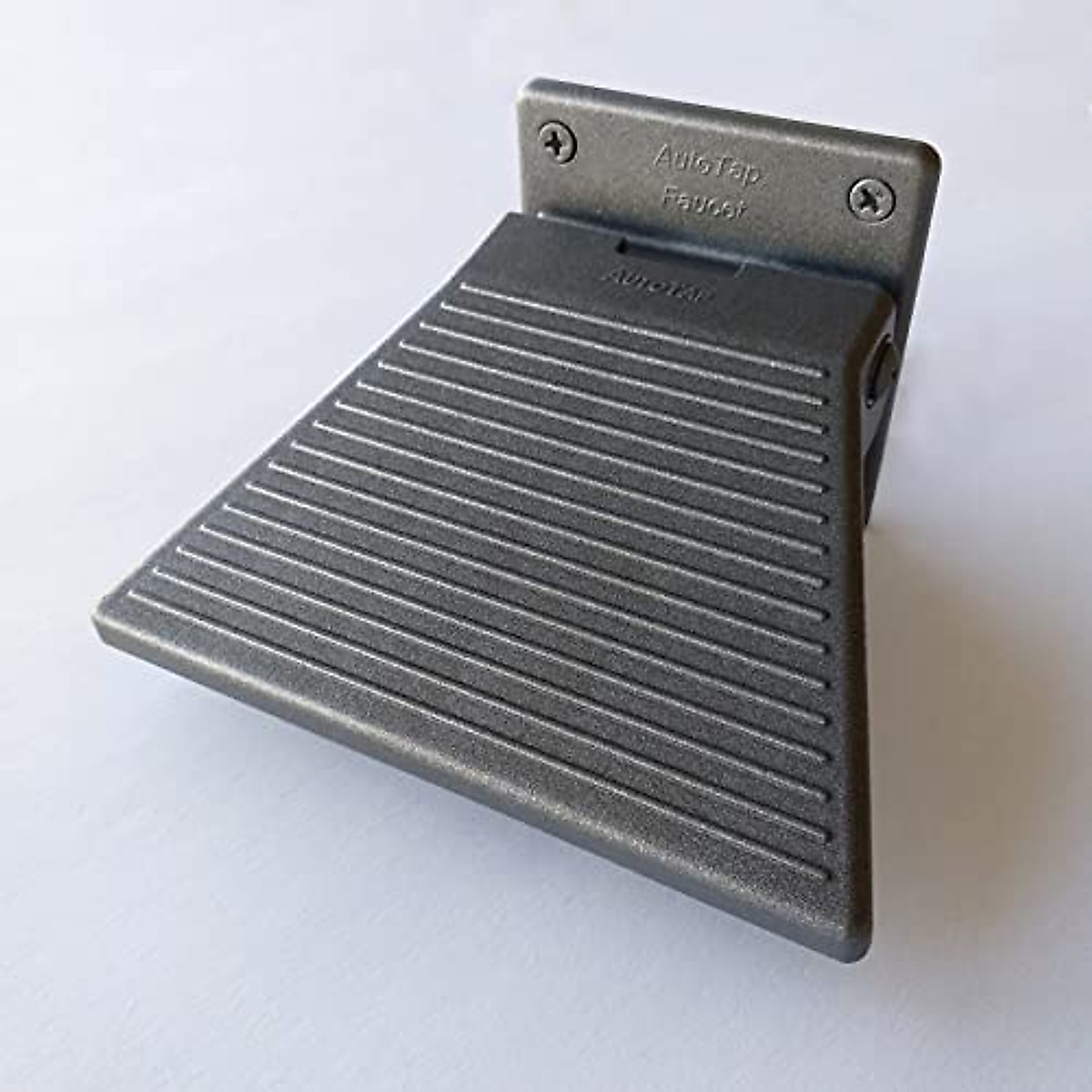 AutoTap AT400 Sink Pedal Faucet, Brushed Nickel, Instantaneous On/Off, Prevents Water Runoff, 8 Year Warranty