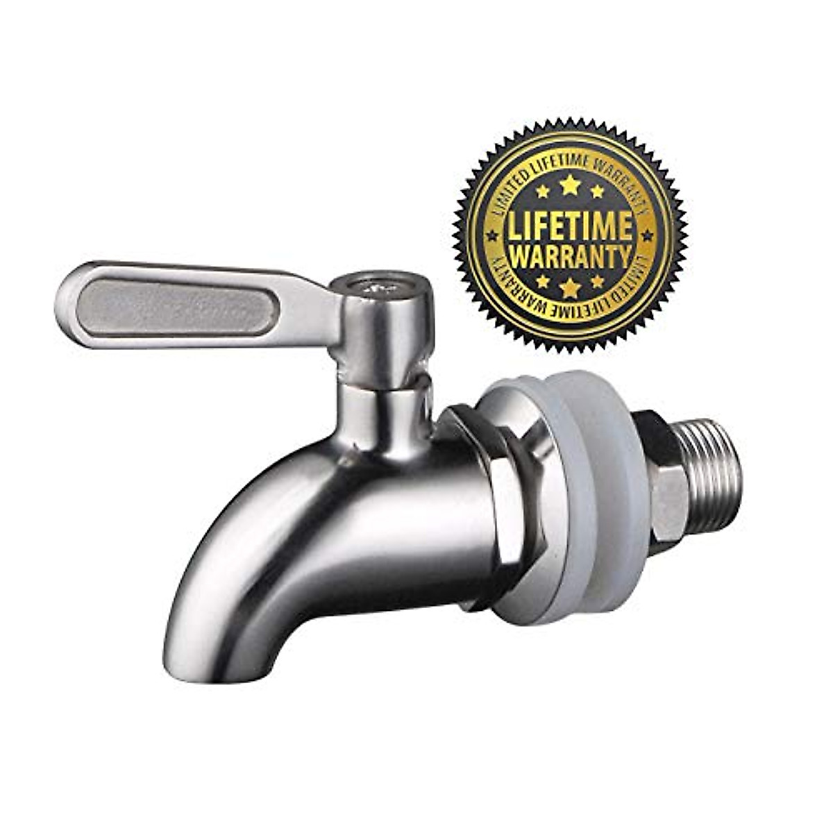 Stainless Works SSS010 Stainless Steel Beverage Dispenser Spigot (Fits 5/8 inch opening)